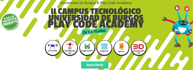 II Campus Tecnológico Universidad de Burgos - Play Code Academy